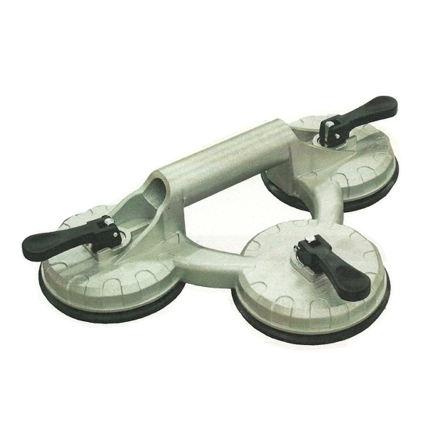 BENMAN 70305 TRIPLE SUCTION CUP 100KG- ALUMINIUM : Liotatis Timber & DIY