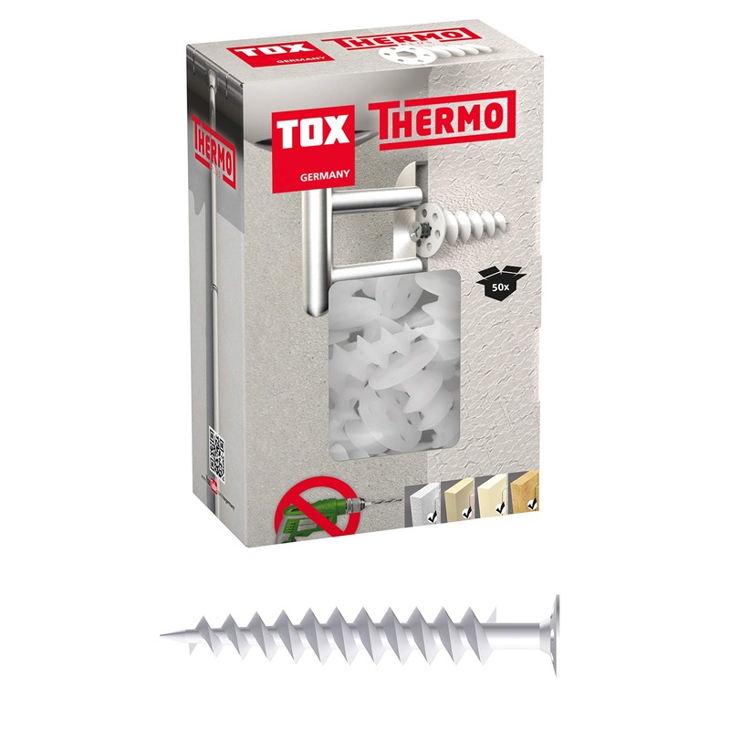 TOX THERMO (140) 072100221 50MM INSULATION FIXING : Liotatis Timber & DIY
